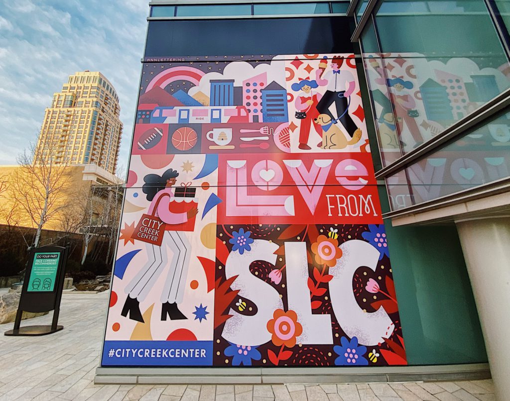 Annlettering (Murals, Illustration) - Salt Lake City Public Art Program