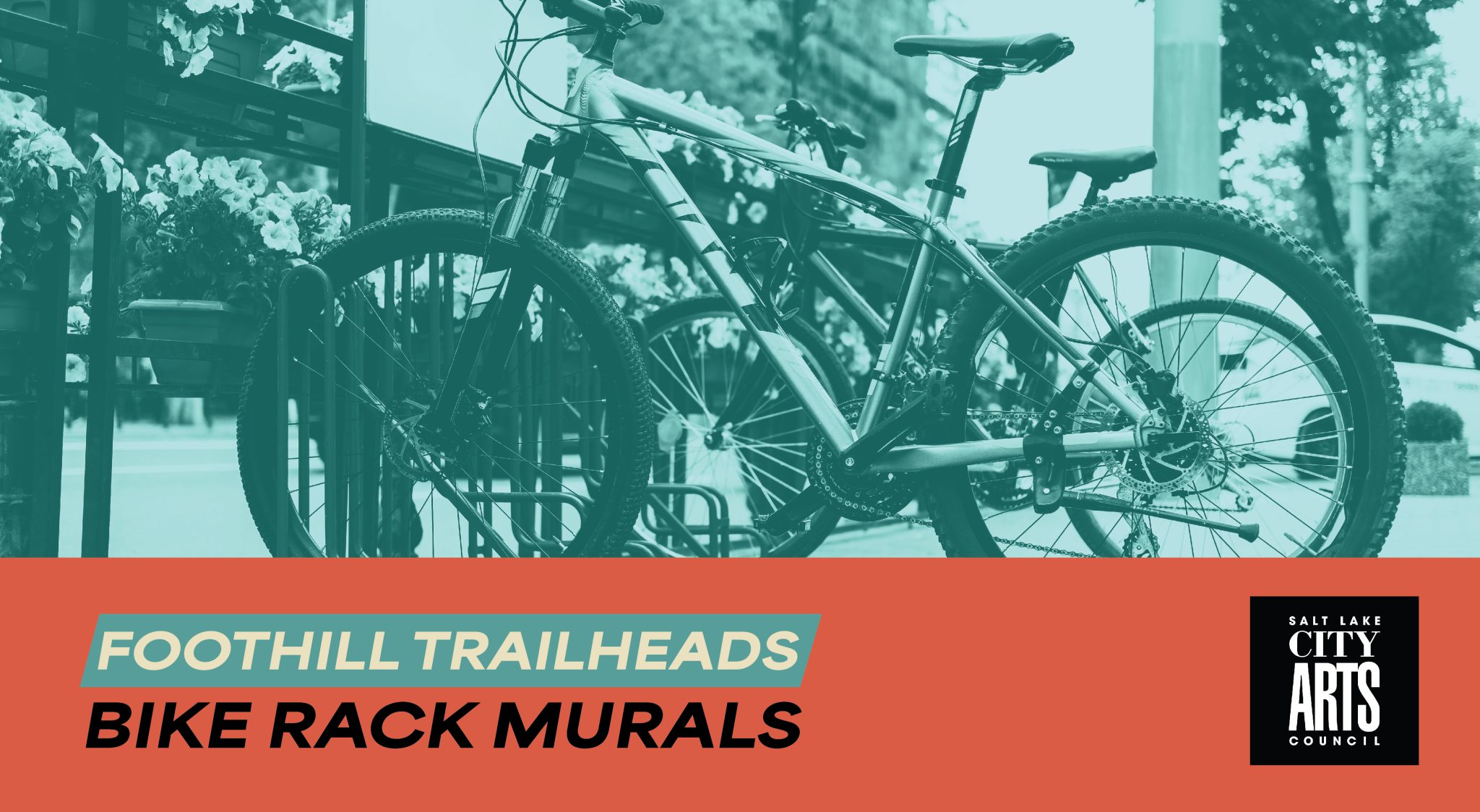 Foothills Trailheads: Bike Rack Murals - Salt Lake City Public Art Program